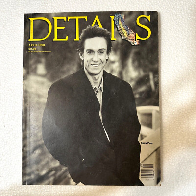 Details Magazine April 1990 IGGY POP | eBay