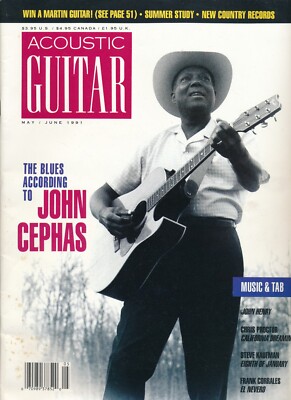 Acoustic Guitar Magazine Vol. 1 # 6 May June 1991 John Cephas | eBay