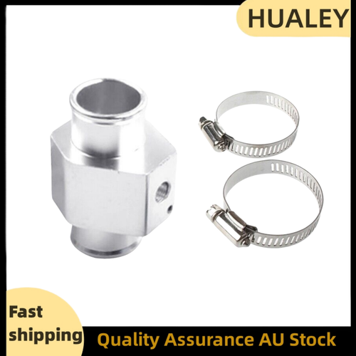 30mm SILVER Water Temp Temperature Joint Pipe Sensor Gauge Radiator ...