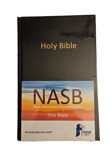 NASB 2020 Pew Bible, Black, Hardcover by The Lockman Foundation (2021 ...