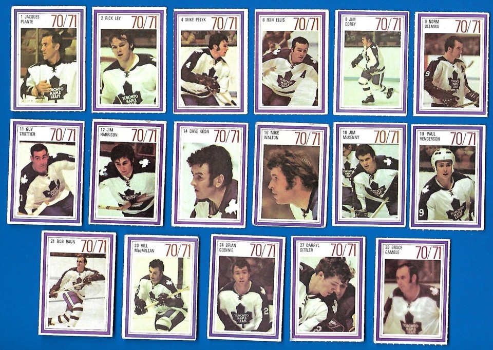 1970-71 ESSO POWER PLAYERS 70-71 NHL HOCKEY STICKER CARD STAMP SEE LIST ...