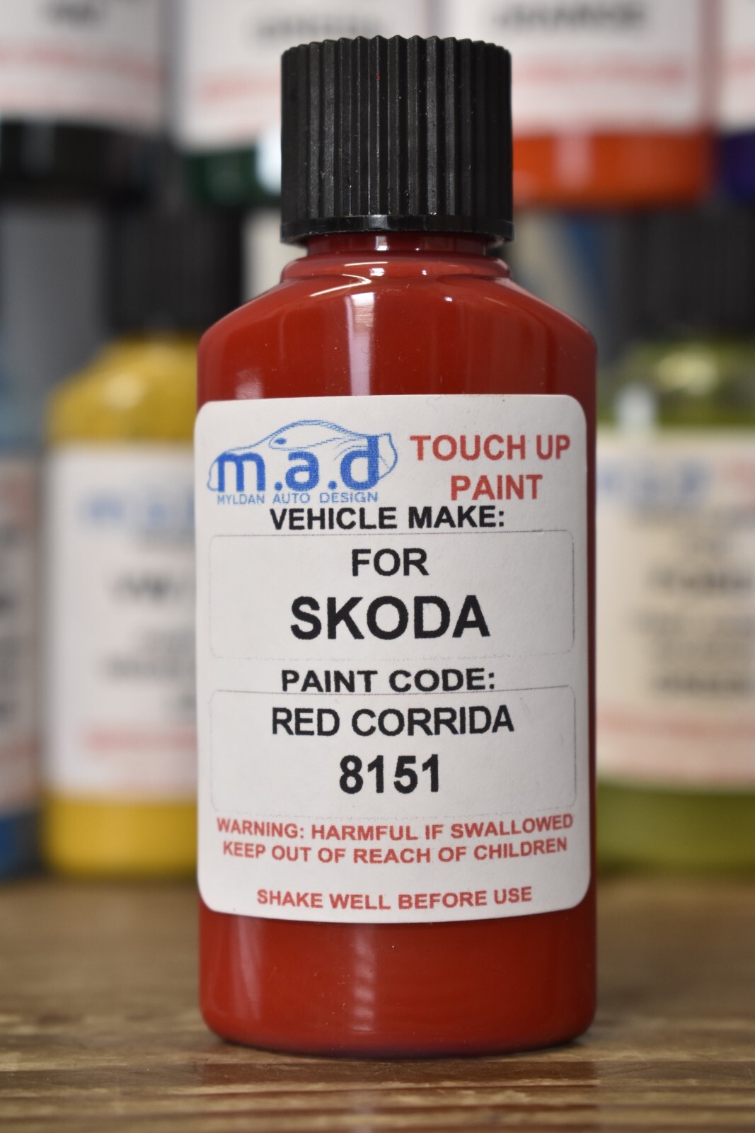 SKODA RED CORRIDA 8151 PAINT TOUCH UP KIT 30ML OCTAVIA FABIA YETI | eBay UK