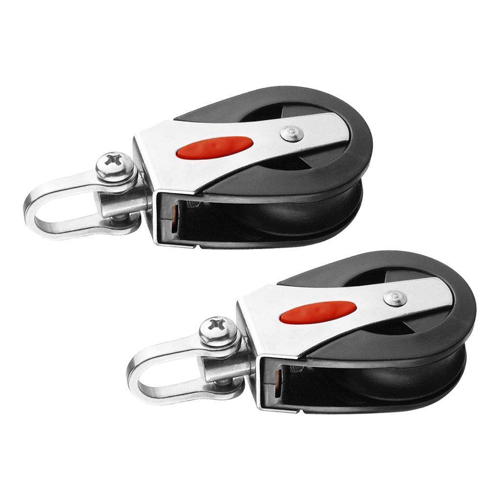 Pulley Zinc Pulley 41mm with Nylon Pulleys Max. 680kg for Rope | eBay