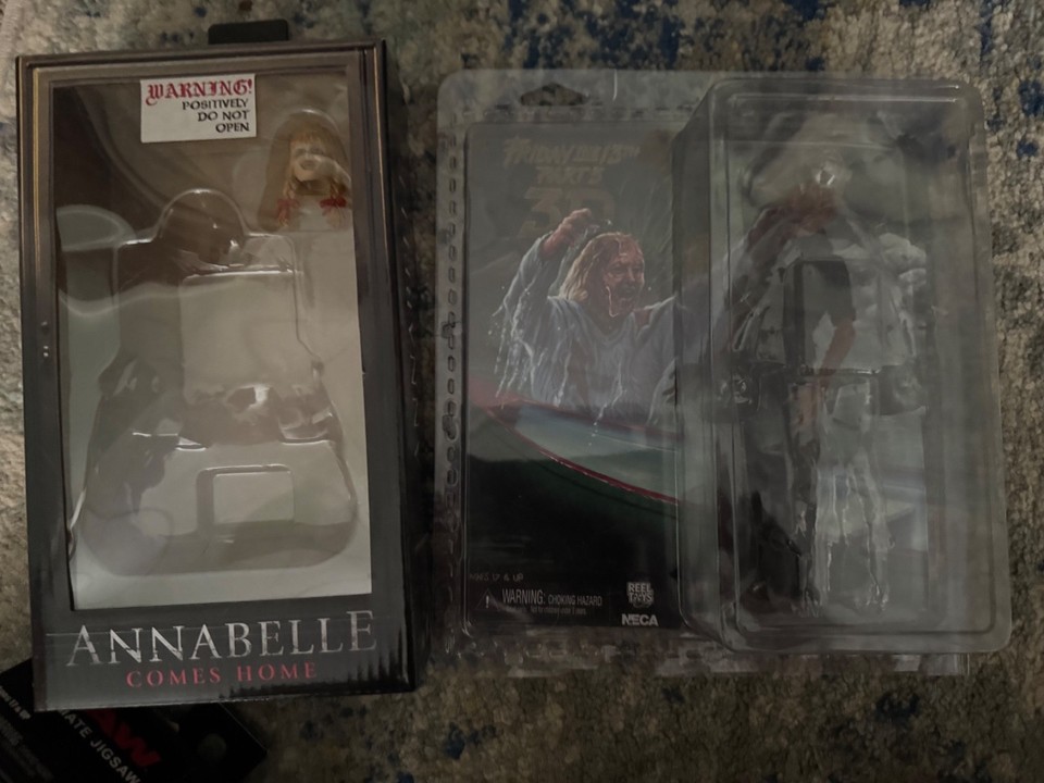 Lot of Neca Horror Figures,Boxes, Heads, Hands & Accessories For Parts ...