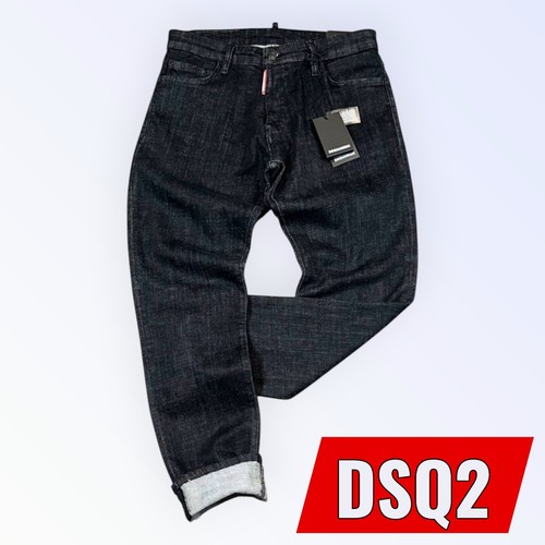 DSQ2 Black Slim Fit Casual Men's Slim Fit Stretchy Washed Denim Diesel ...
