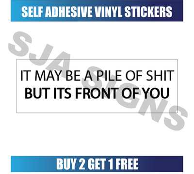 Its In Front Of You Funny/Rude Vinyl Decal Stickers | eBay