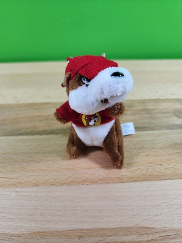 Buc-ee's Logo Beaver Gas Station Authentic Mini Plush Keychain/Zipper ...