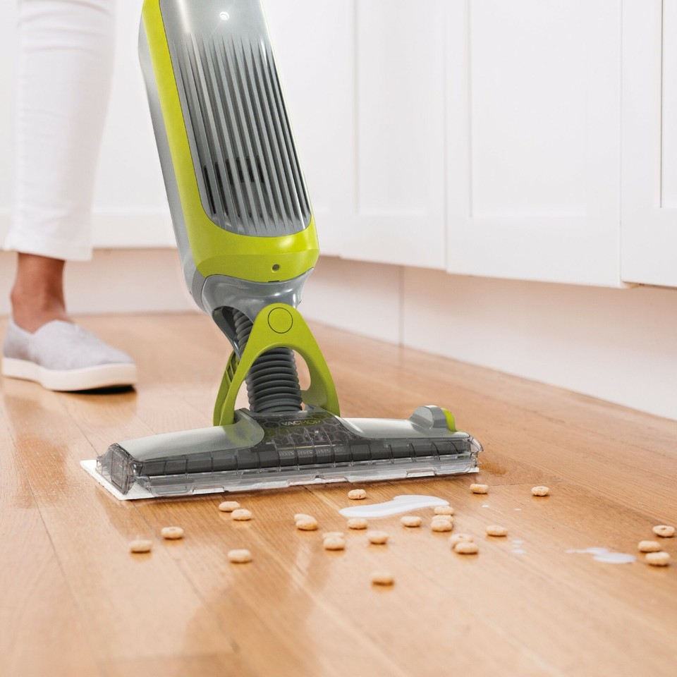 Shark VM200 VACMOP Cordless Hard Floor Vacuum Mop with Disposable ...