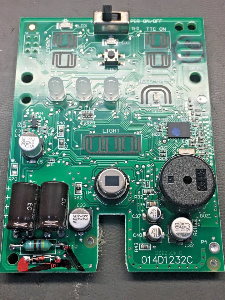 LiftMaster 888LM Security+2.0 MyQ Control Panel (CAPACITOR REPAIR KIT ...