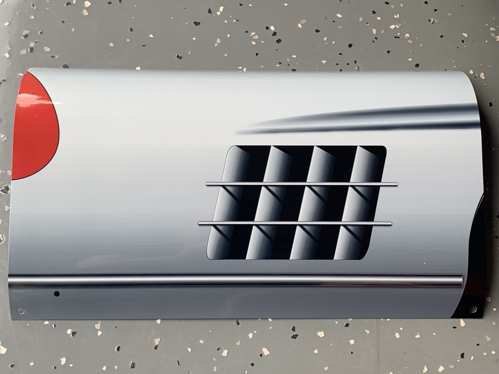 WOW!!!Curved Mercedes 300SL Gullwing Fender Style Wall Decor Garage ...