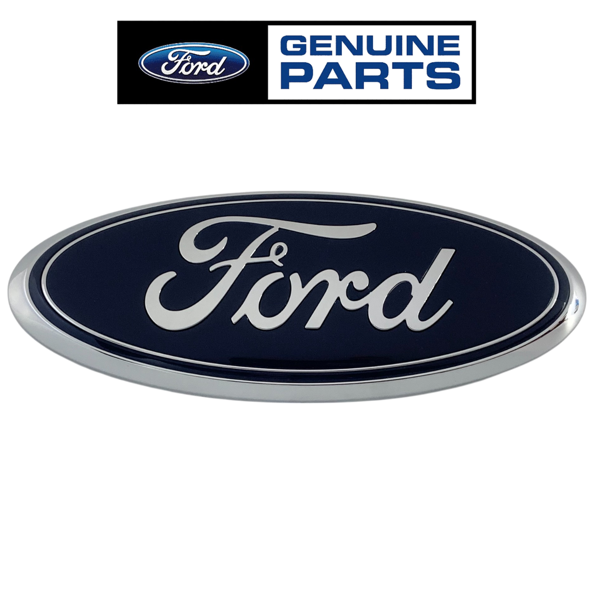 Ford Blue Oval Logo Ford Men's Stripe Oval Logo Blue T Shirt – Ford