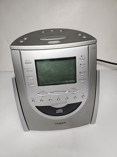 Timex Nature Sounds CD Clock Radio With Digital Tunning Model T618T ...