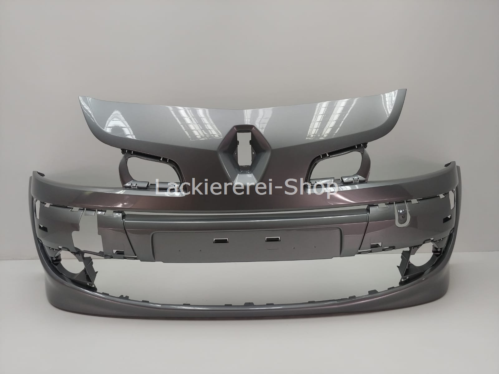 RENAULT MODUS 2008-2012 STOßSTANGE VORNE LACKIERT IN WUNSCHFARBE ...