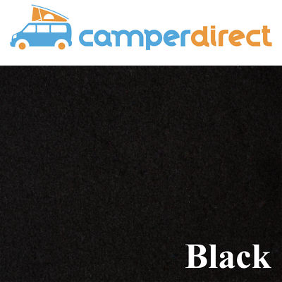 2m x 1m - Black Van Lining Carpet Kit 4 Way Stretch Inc 1 Tin High Temp ...