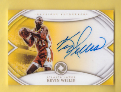 2018/19 Panini Opulence KEVIN WILLIS Luxurious Autographs 7/79 Auto ...