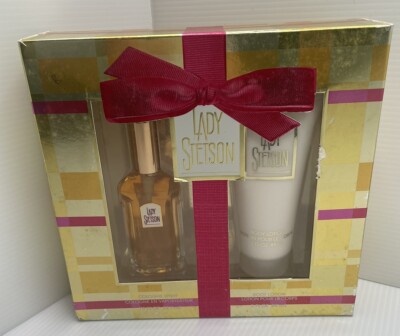 NOS Coty Lady Stetson Cologne Spray & Body Lotion Unopened Gift Set NIB ...
