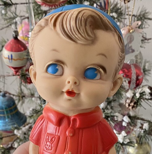 Vtg Doll EDWARD MOBLEY Boy Rubber SQUEAKY SQUEAK Toy | eBay