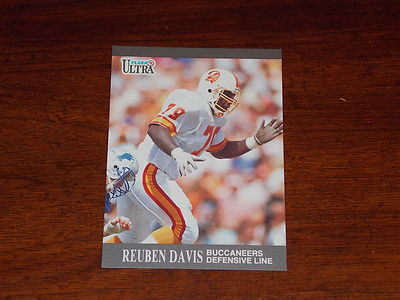 FOOTBALL CARD FLEER ULTRA 1991 REUBEN DAVIS #261 | eBay