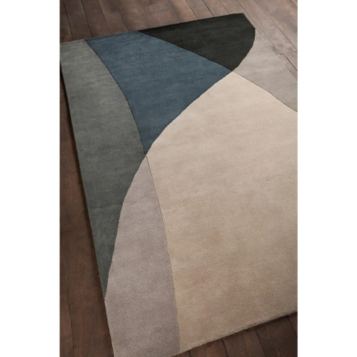 HAND-TUFTED MODERN DESIGN RUG, SOFT & DURABLE 100% WOOL CARPET ...
