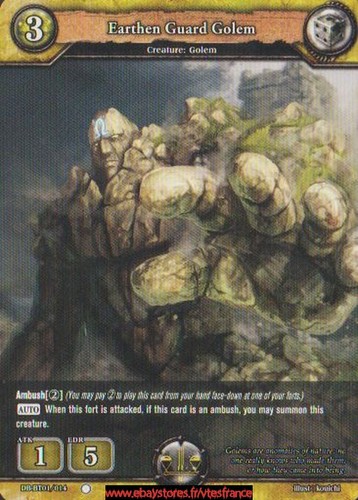 Earthen Guard Golem #14 [Rally To War] BT01 Dragoborne TCG | eBay