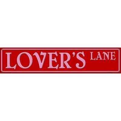 Lovers Lane Street Sign Novelty Metal Street Sign ST-1281 | eBay