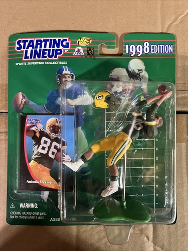 1998 Edition Starting Lineup NFL Hasbro Antonio Freeman Green Bay ...