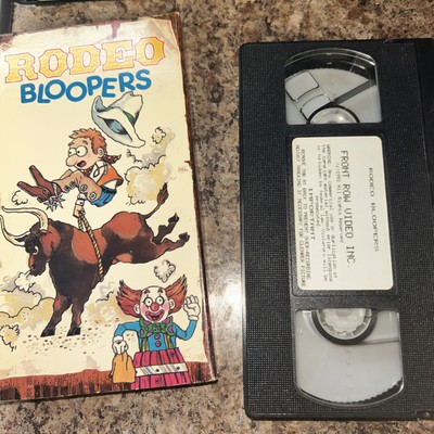 Rodeo Bloopers (VHS, 2000) Front Row Video | eBay