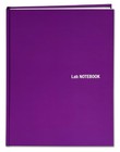 Purple Lab Notebook/100 Page Sewn Laboratory Notebook - Professional ...