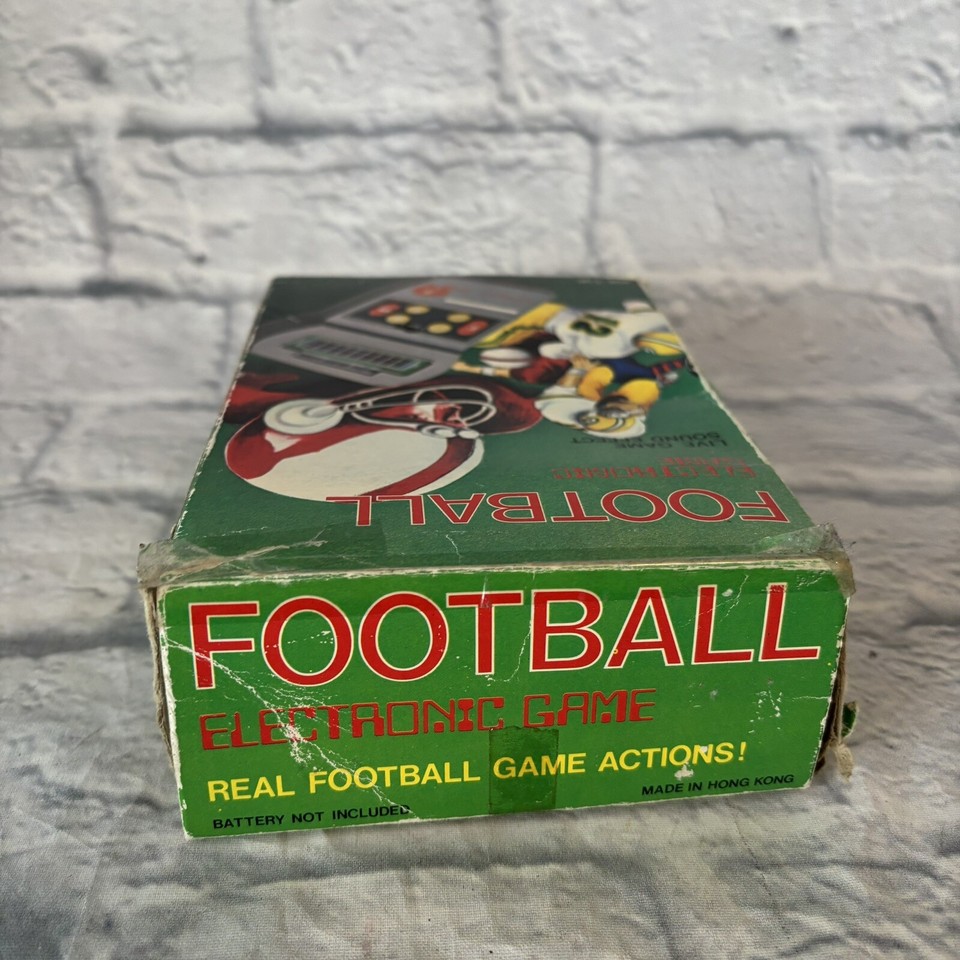 Vintage 1978 Electronic Football Handheld Game 003201 Tested Works ...