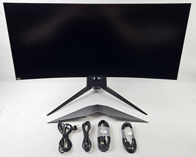 Alienware AW3418DW 34” Curved UltraWide QHD Gaming Monitor 120Hz G-Sync ...