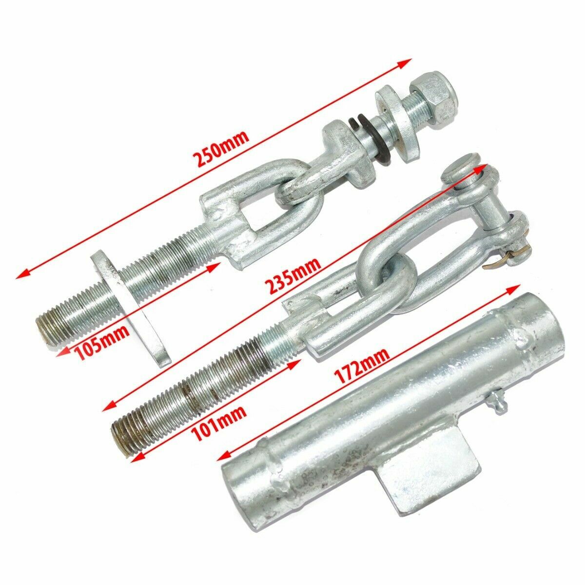 Lower Lift Arm Check Chain Stabilizer Assembly Massey Ferguson Tractor ...