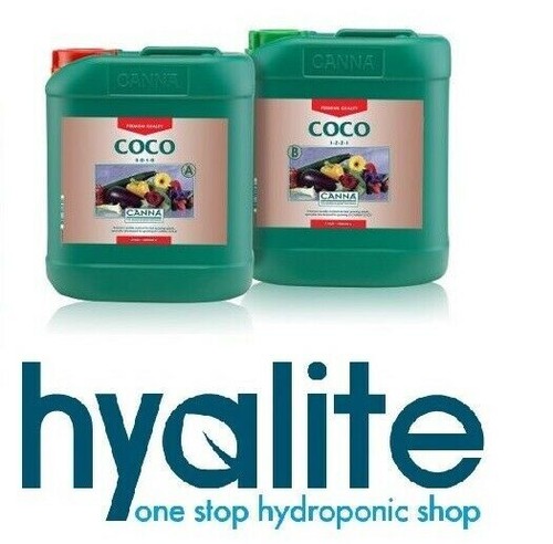 Canna Coco A&B Set 5L Hydroponic Nutrient Grow Plant Flower Bloom ...