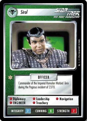 Star Trek: Sirol [Ungraded] Q Continuum STCCG Decipher 1E | eBay