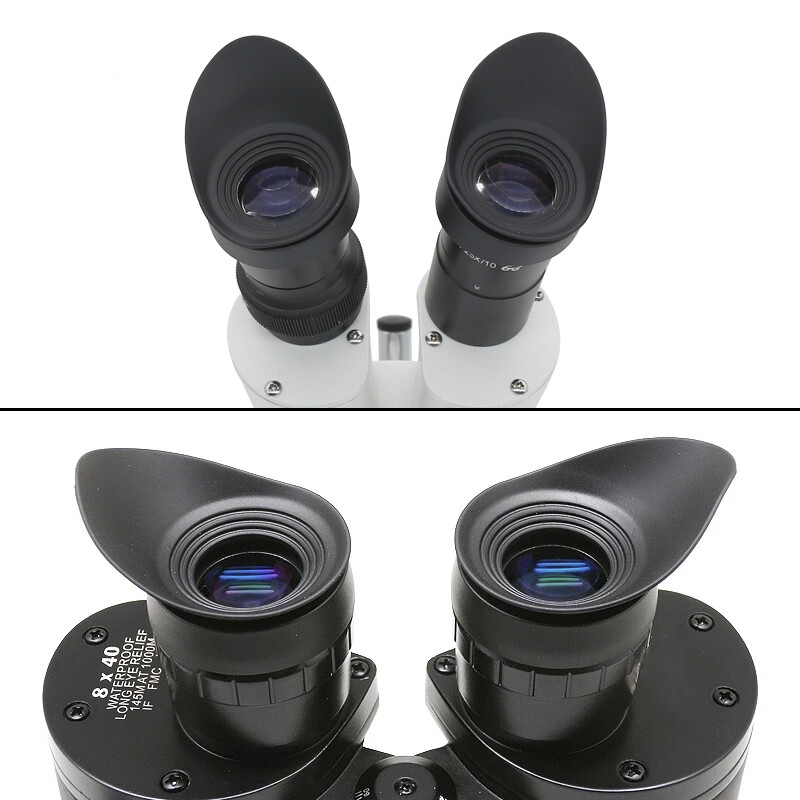 2pcs Rubber Eye Cups 40mm Binocular Eye Guards f/ Microscope Telescope ...