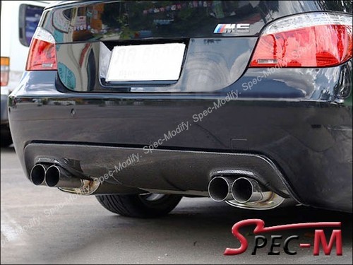 Carbon Fiber 2004-2008 BMW E60 E61 M-Tech M Sport OE Style Rear Bumper ...