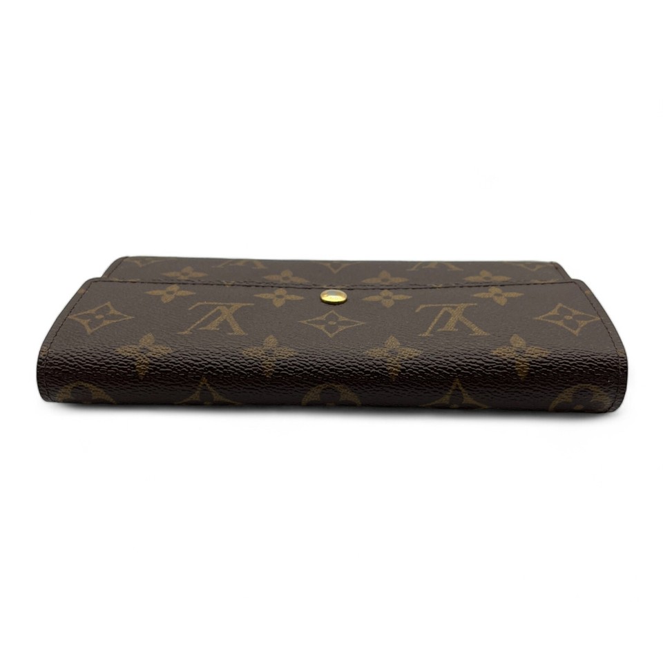 Louis Vuitton Monogram Portefeiulle Sarah Long Wallet | eBay
