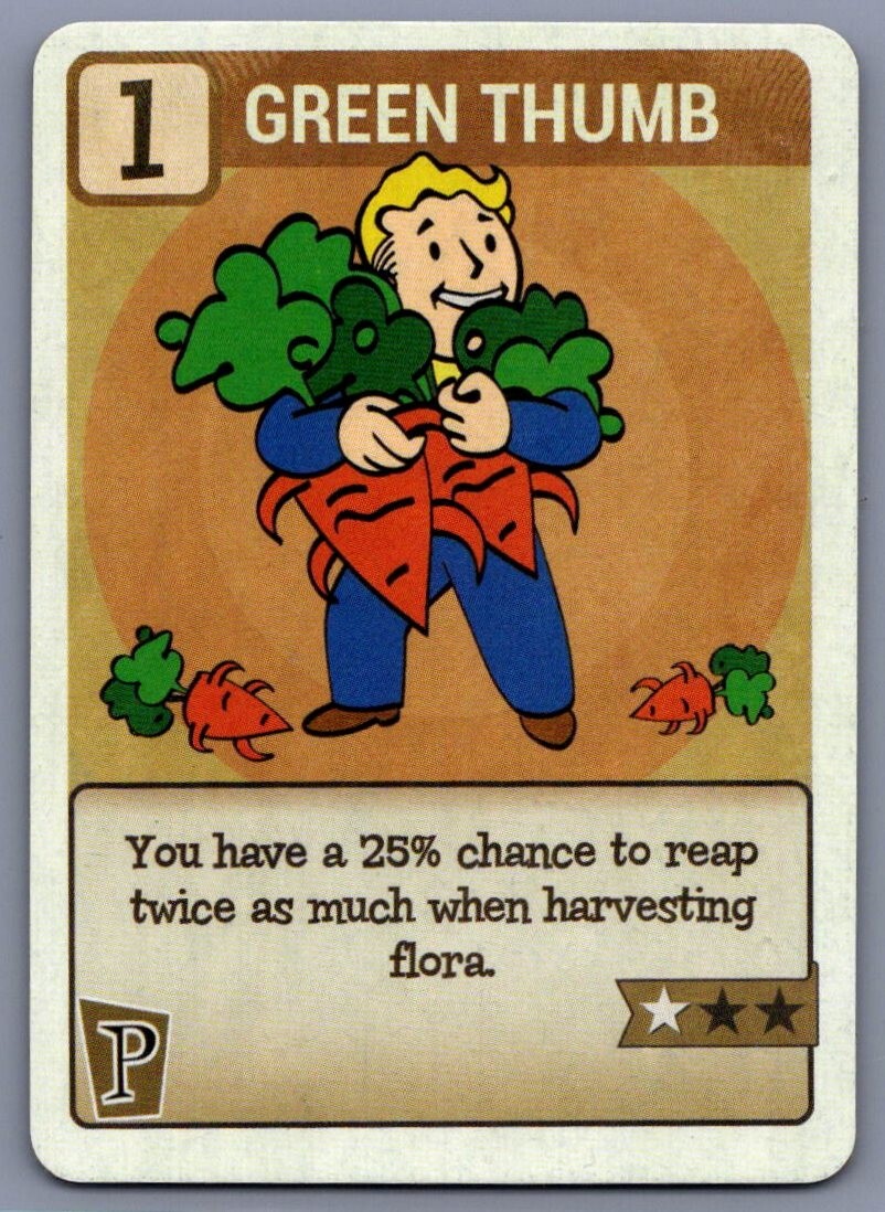 2019 Dynamite Fallout Series 2 Green Thumb #PC-24 Perk Card | eBay