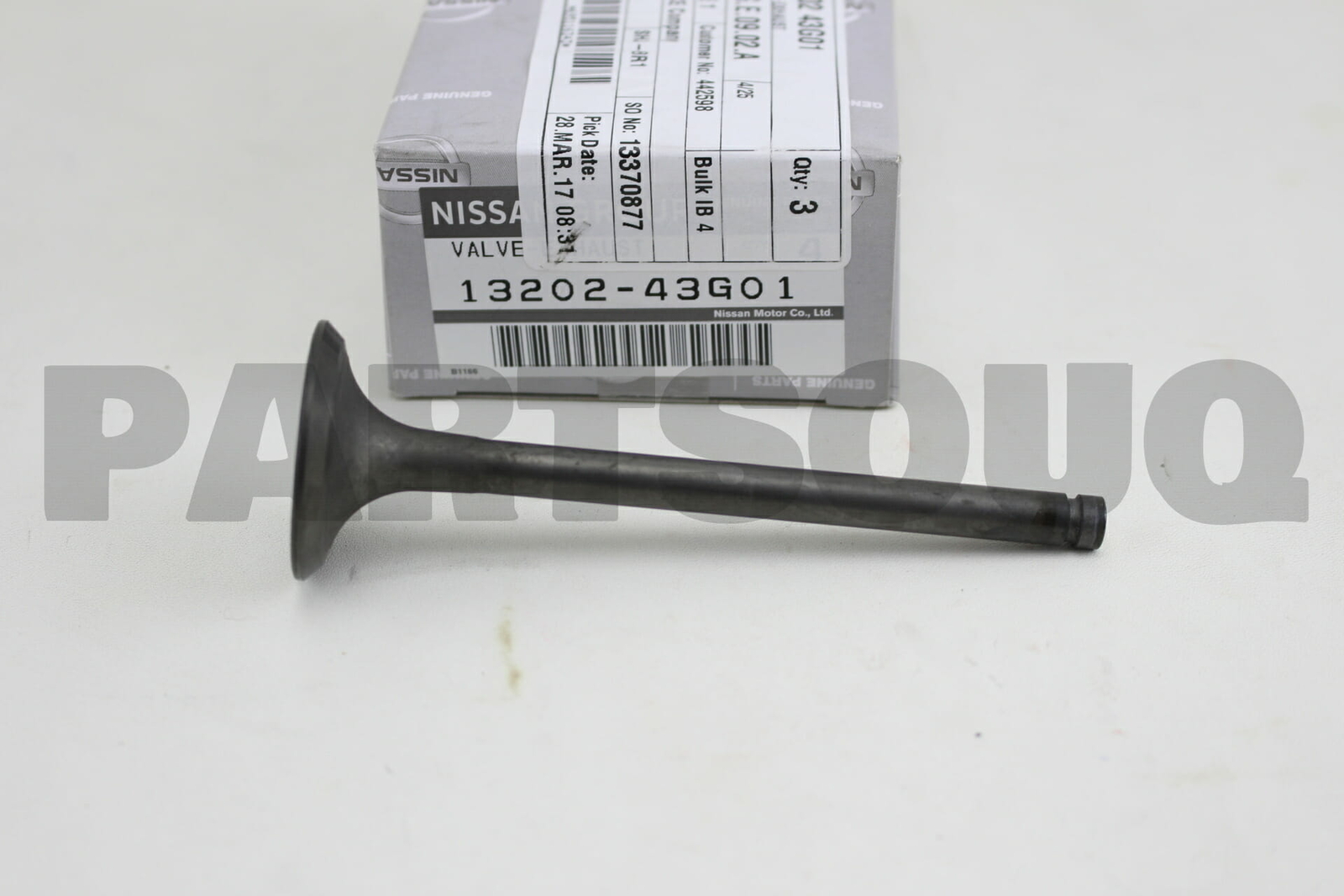 1320243G01 Genuine Nissan VALVE-EXHAUST 13202-43G01 | eBay