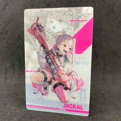 Goddess of Victory NIKKE Missilis JACKAL 17 Metalic Card Gun Girls Game ...