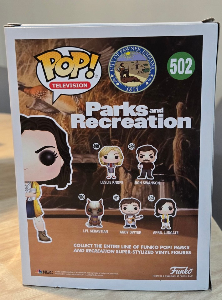 Funko Pop! Vinyl: Parks and Recreation Andy Dwyer #501 & April Ludgate ...