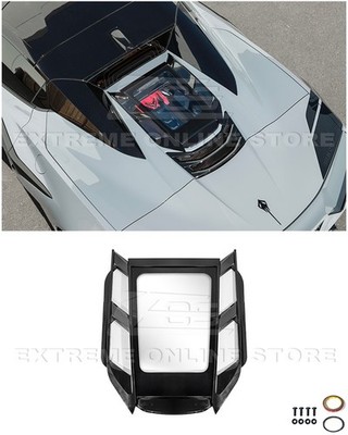 For 20-Up Corvette C8 Convertible Rear Hatch Upper HTC Tonneau Window ...