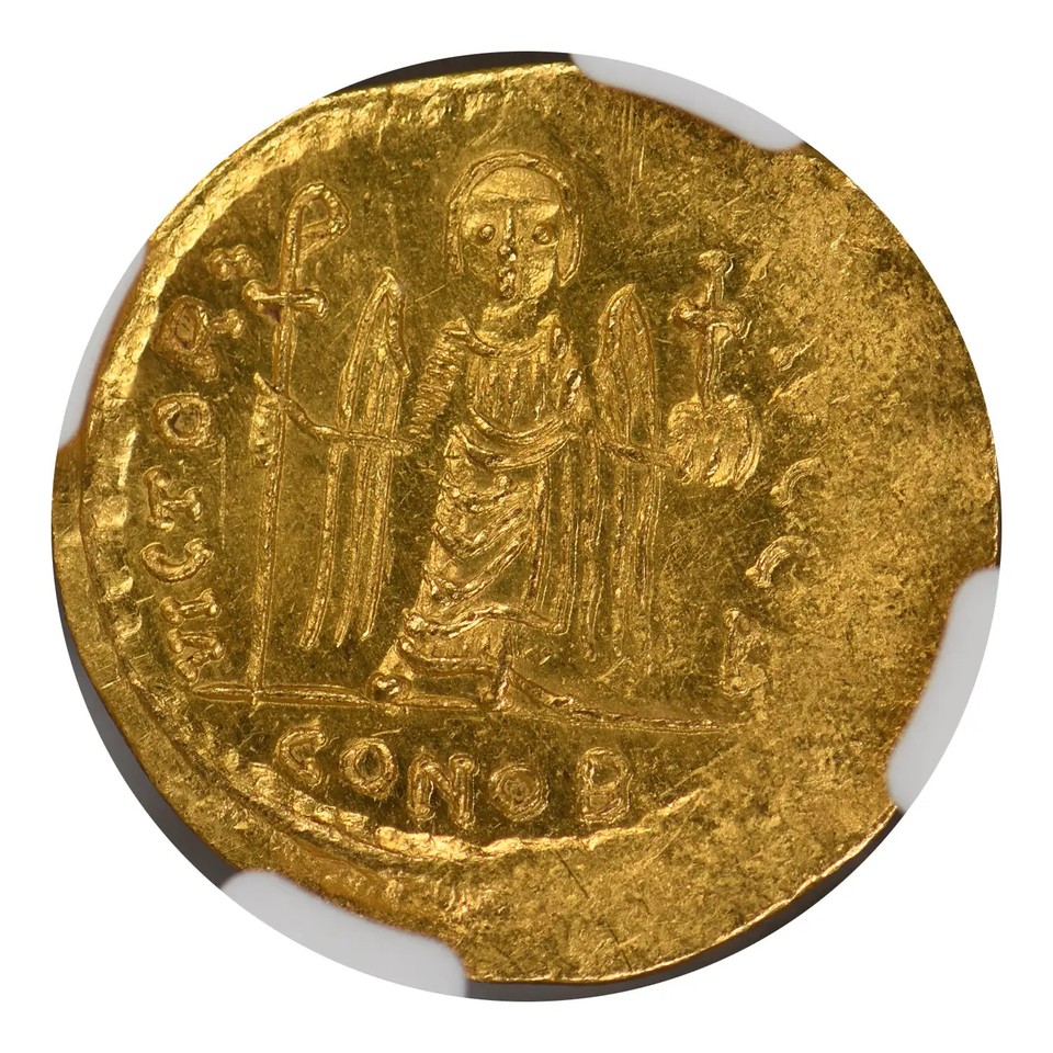 Byzantine AD 602-610 AV Solidus Phocas NGC MS | eBay