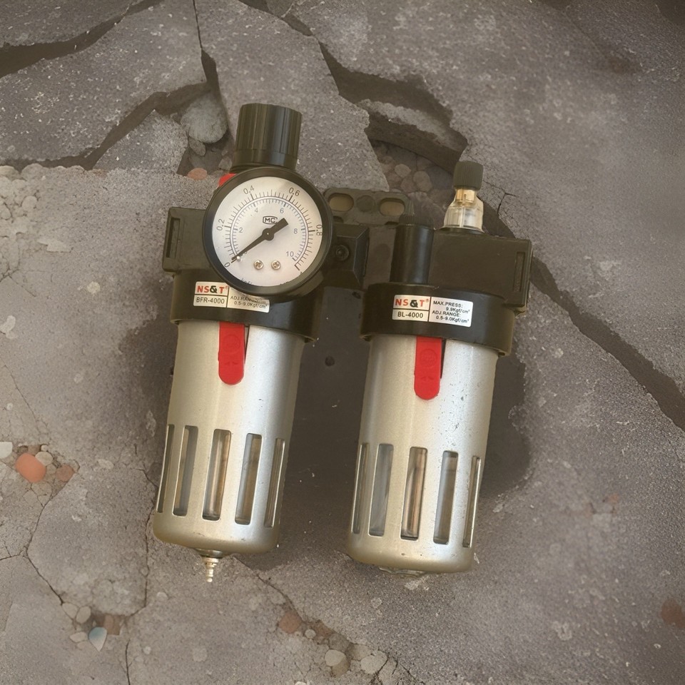 1/2" In-Line Regulator Oil Moisture Seperator Air Compressor Control ...
