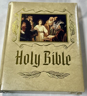 NEW Large Holy Bible Master Reference Edition Family Heirloom Study ...