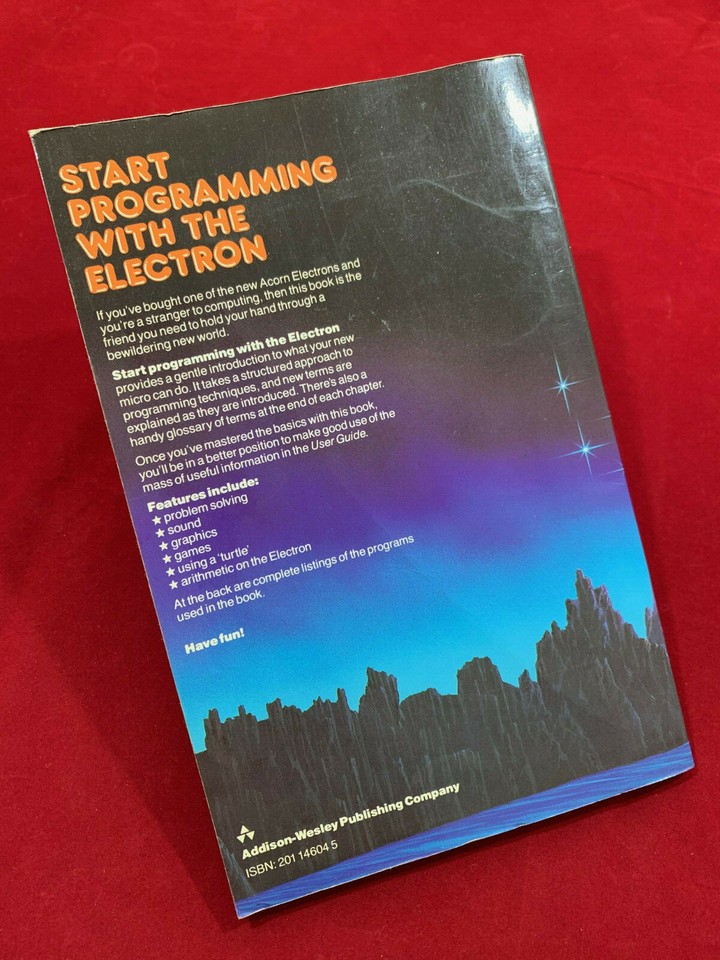 Start Programming with the Acorn Electron book/Manual Addison Wesley ...