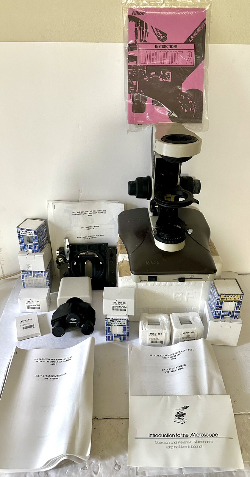Nikon Labophot-2 Transmitted Light Phase Contrast Biological Microscope ...