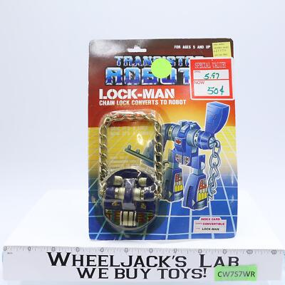 Blue Lock-Man Transistors Robots 1985 Four Star Vintage Action Figure ...