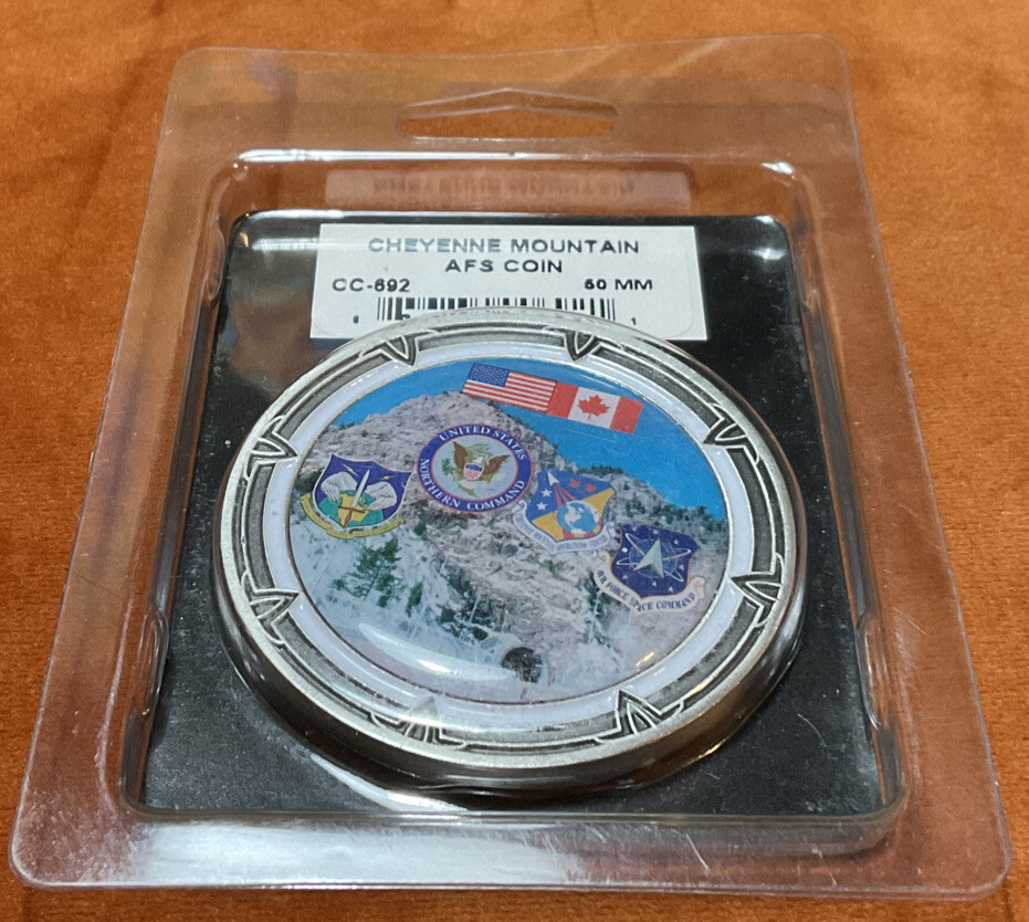 CHEYENNE MOUNTAIN AIR FORCE STATION CHALLENGE COIN | eBay