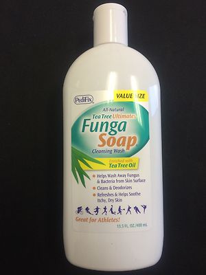 PediFix Funga Soap Cleansing Wash Enriched With Tea Tree Oil 13.5 oz ...