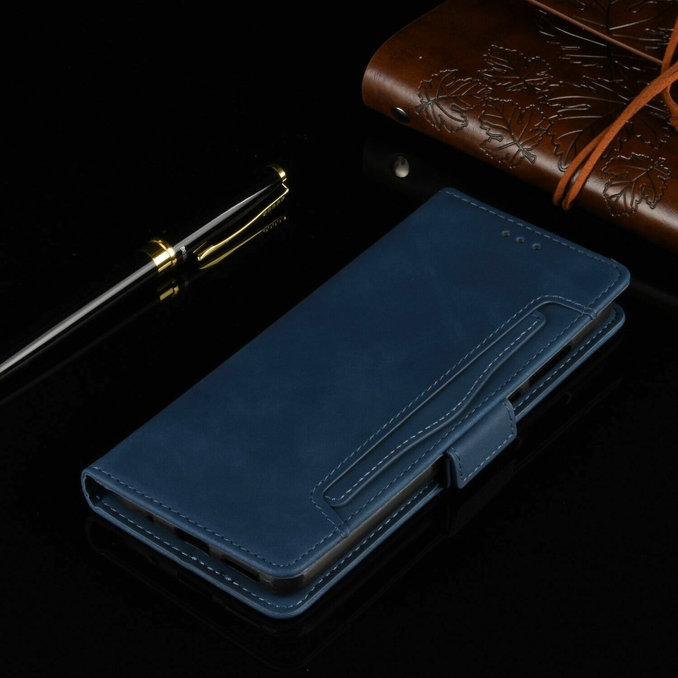 For TCL 10 5G UW Phone Case Leather Card Slots Wallet Flip Cover | eBay